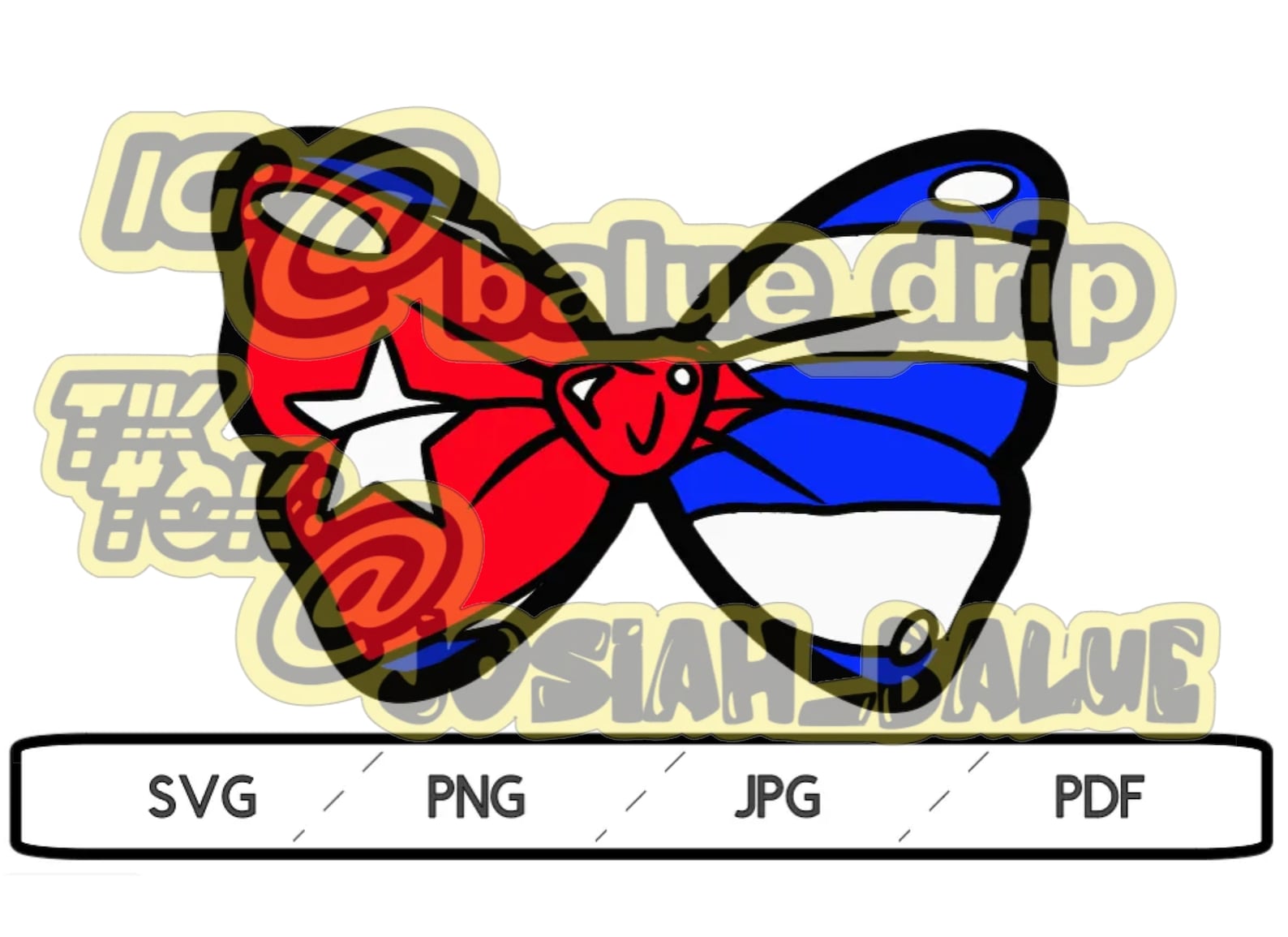 Cuban Bow Svg, Cuba Flag Svg, Cuba Svg, PNG,PDF,JPG _ Printable and ...