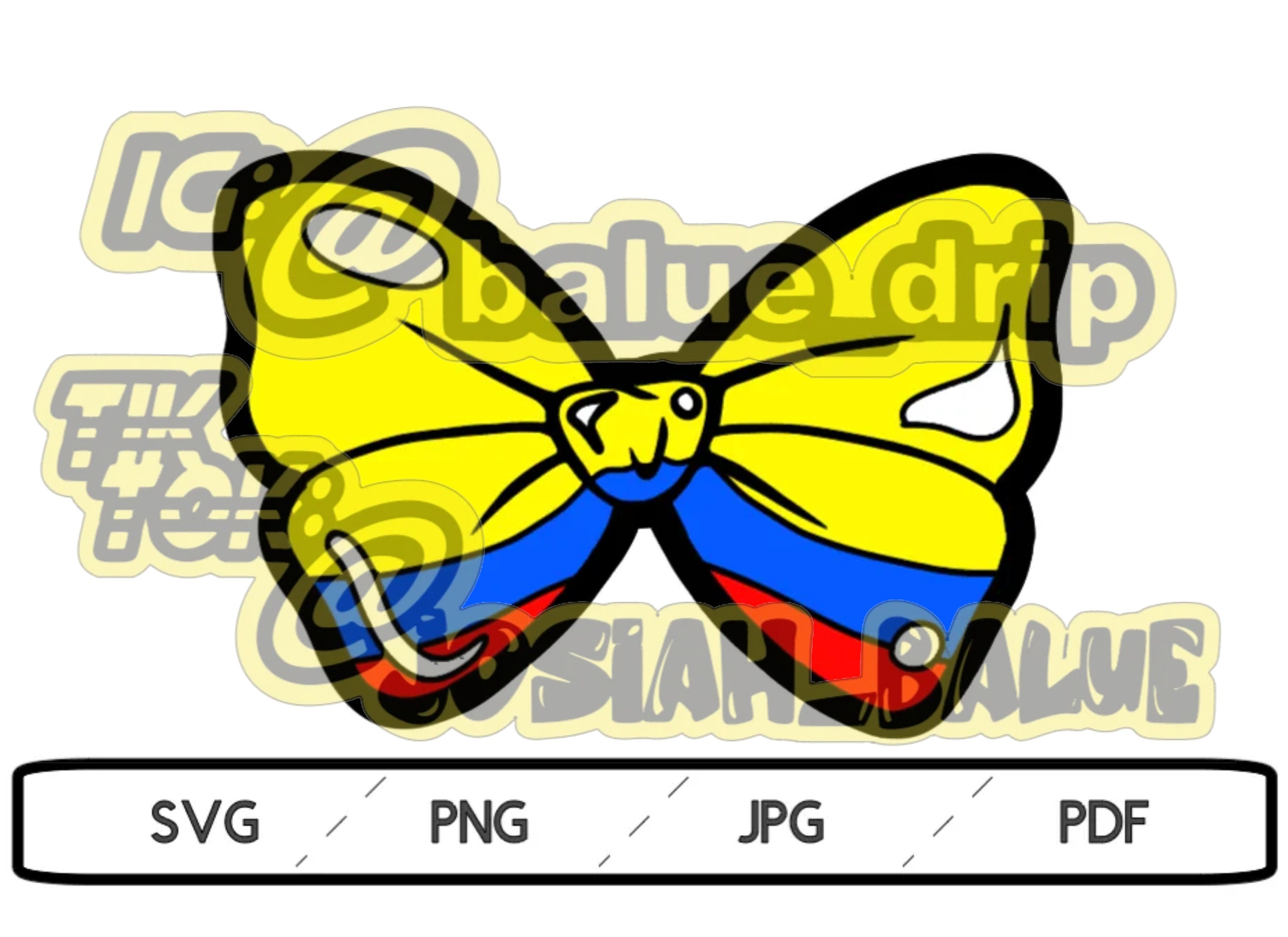 Ecuador Bow Svg, Ecuador Flag Svg, Ecuador Svg, PNG,PDF,JPG - Printable ...