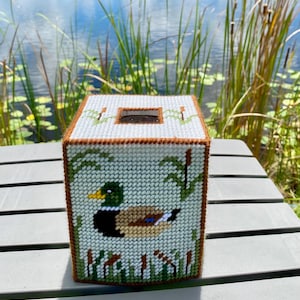 Duck Tissue Box Cover / Mallard Duck Tissue Box Cover - Etsy