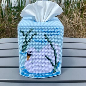 Swan Tissue Box Cover - Etsy
