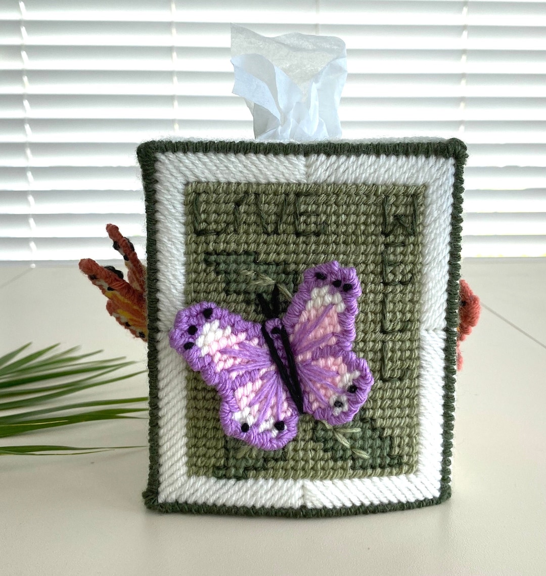 Butterfly Tissue Box Cover / Butterfly Tissue Box Holder / Butterfly ...