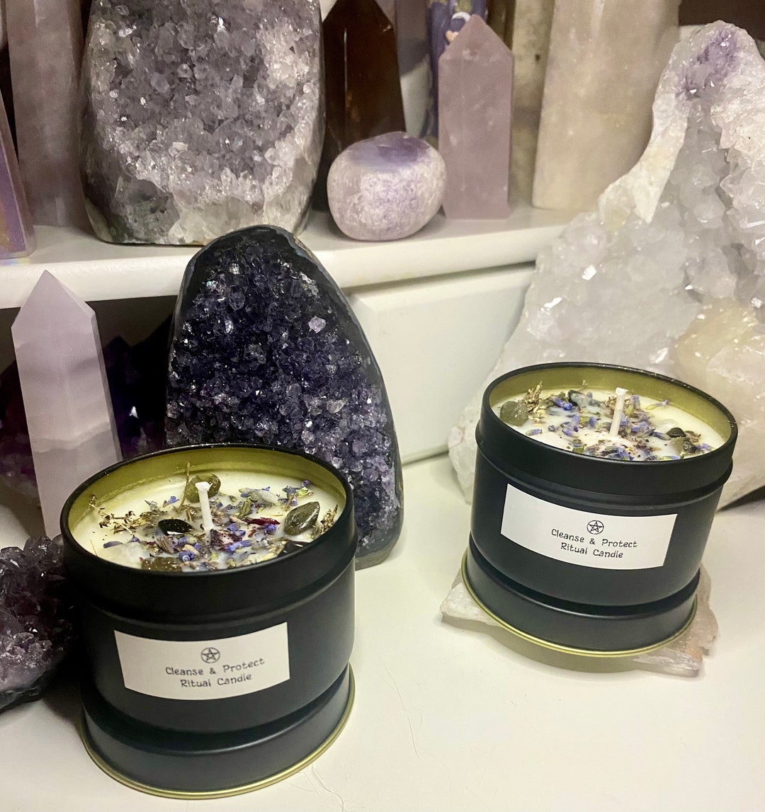 Cleanse and Protect Candle Spell Protection Candle Aura - Etsy UK
