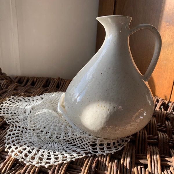 Stoneware Pitcher With Handle - Etsy
