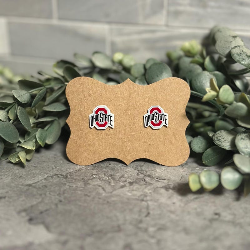 Ohio State Earrings - Etsy