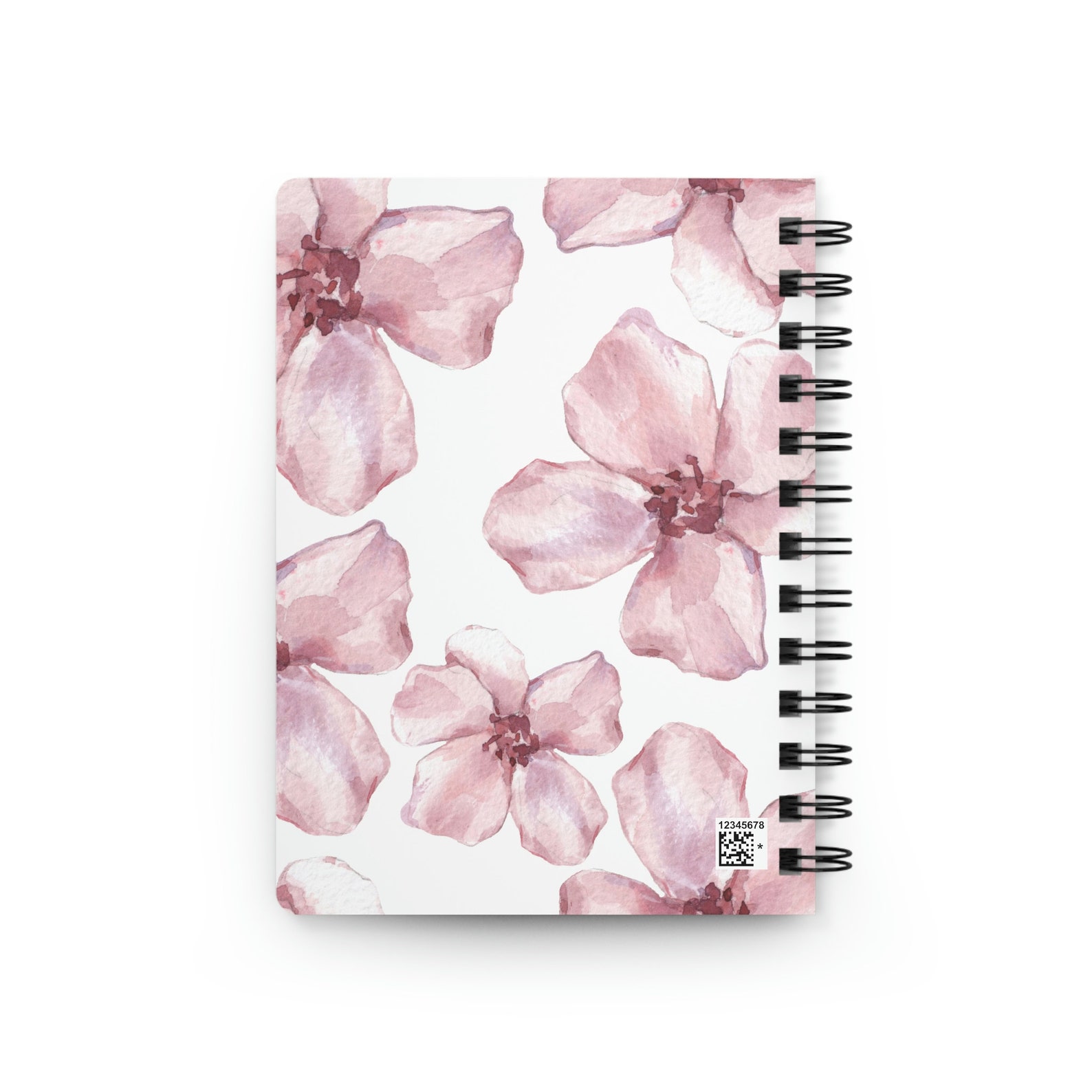 Floral Pink Flower Spiral Bound Journal Notebook - Etsy