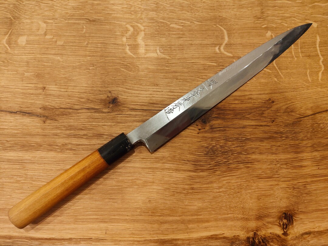 265mm Japanese Sakai Ichimonji Blue No2 Steel Chef Yanagiba / Kitchen / Vintage - Etsy