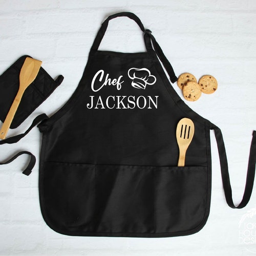 Personalized Chef Apron Custom Cooking Baking Apron Gifts for - Etsy