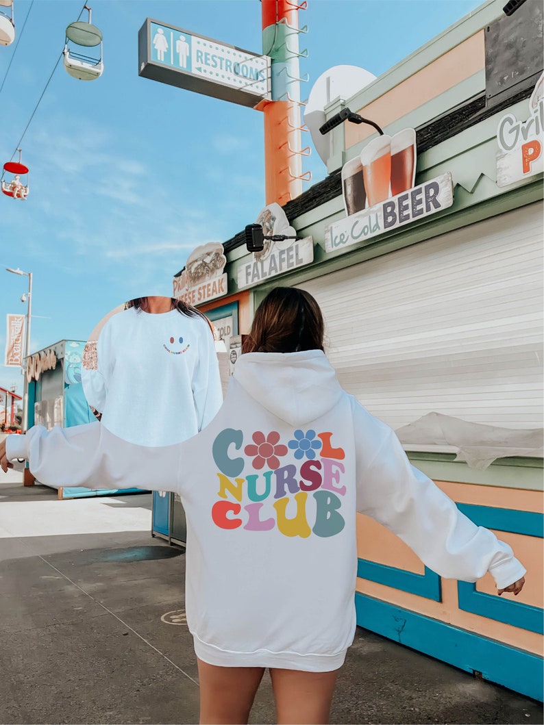 Cool Nurse Club Nurse Sweatshirt Gift for Nurse - Etsy