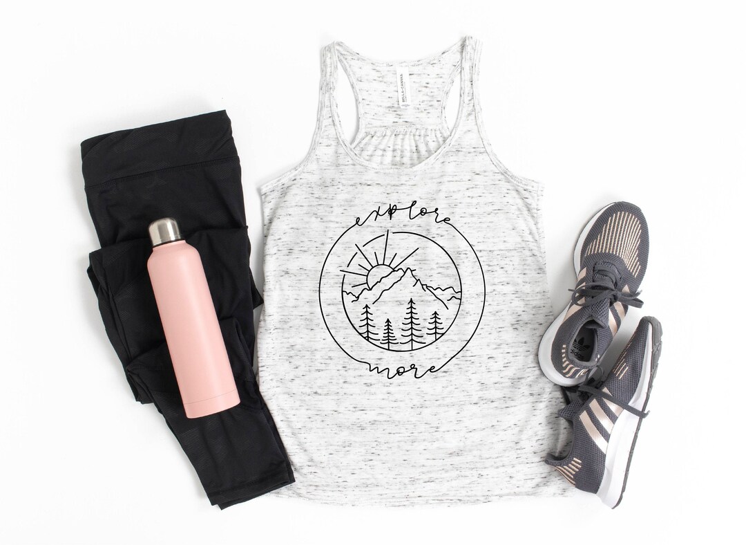 Hiking Tank Top, Adventure Tank Top, Outdoor Tank Tops, Mountain Tank ...