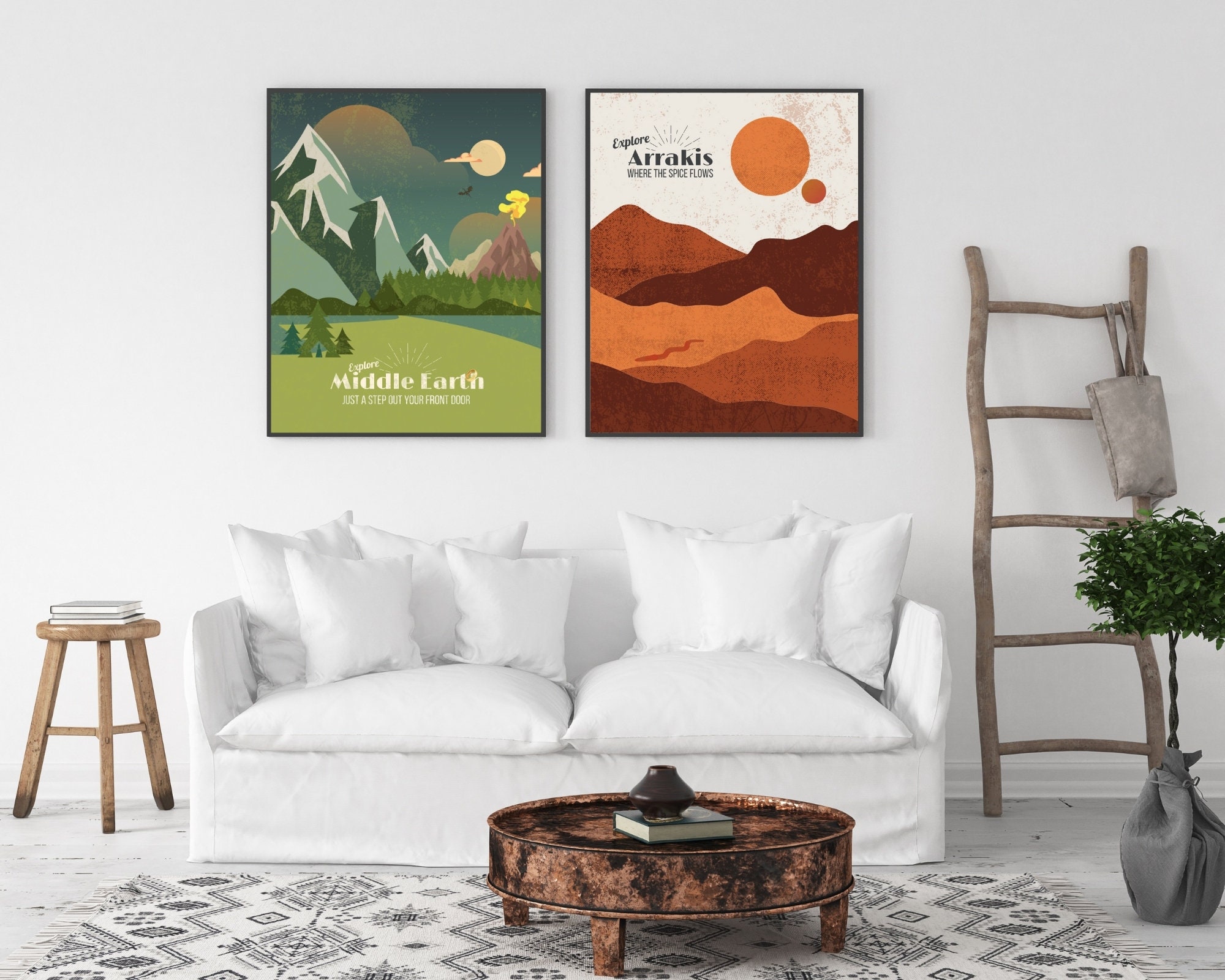 Dune Vintage Travel Book Poster Downloadable Print Book | Etsy