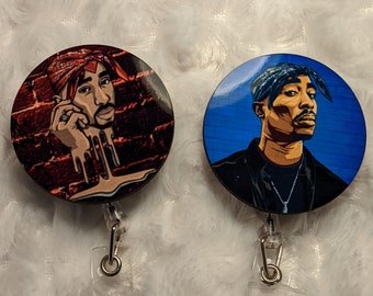 Tupac Badge Holder - Etsy