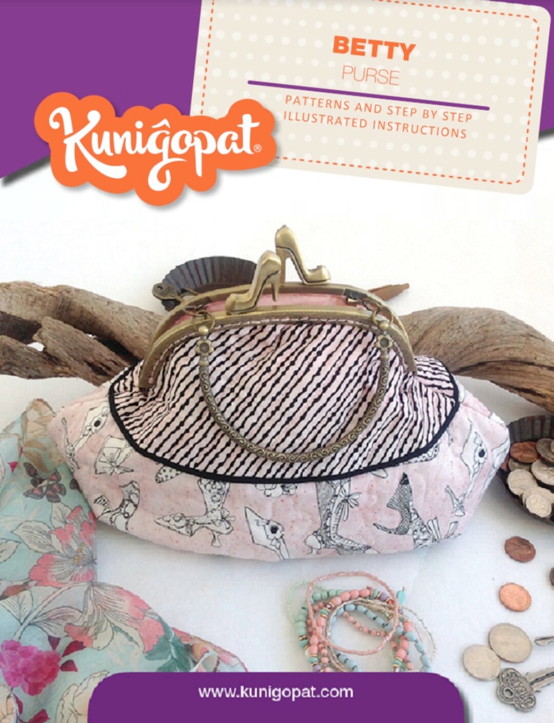 Instant Download Kiss Clasp Purse Sewing Pattern Illustrated - Etsy