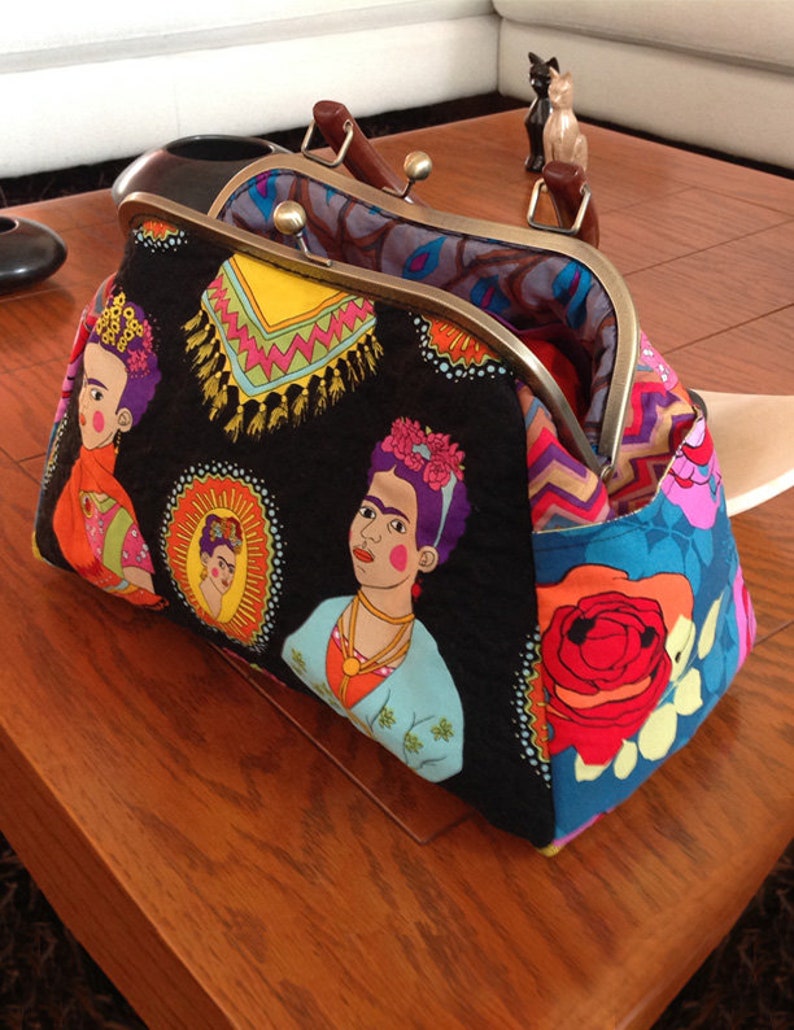 Instant Download Kiss Clasp Bag Sewing Pattern Instant Mold Kiss Clasp ...