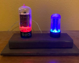 12AX7 Style Vacuum Tube LED Night Light 3 Colors Ham Radio TV Guitar ...