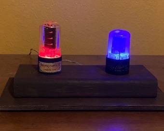 12AX7 Style Vacuum Tube LED Night Light 3 Colors Ham Radio TV Guitar ...