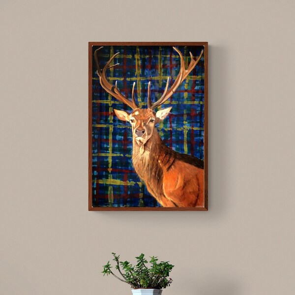 Scottish Stag - Etsy