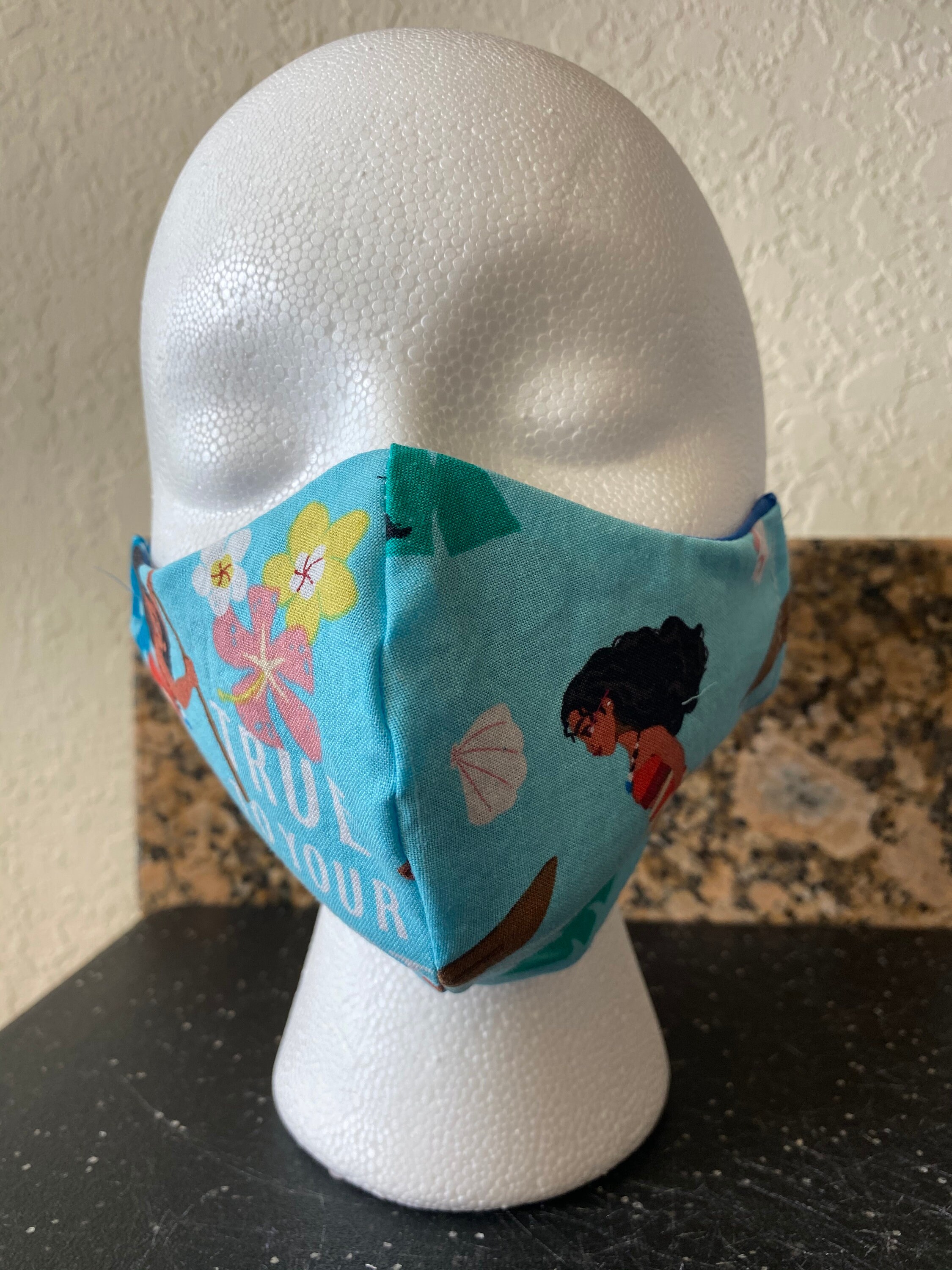 Disney Moana Face Mask | Etsy