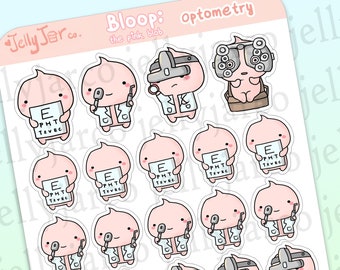 Eye Appointment Stickers Eye Doctor Stickers Optometrist Optometry Eye ...