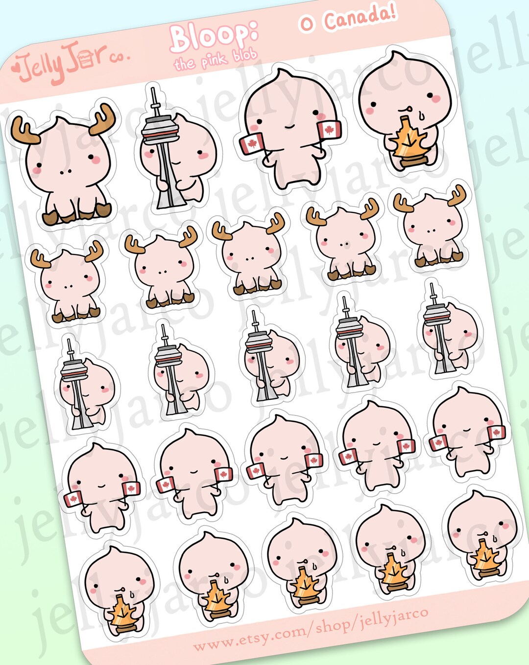 Bloop Canada Day Canadian Planner Stickers - Etsy