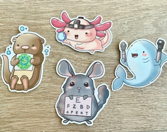 Optometry Eye Care Glasses Optometrist Cute Animals Ophthalmology Gift ...