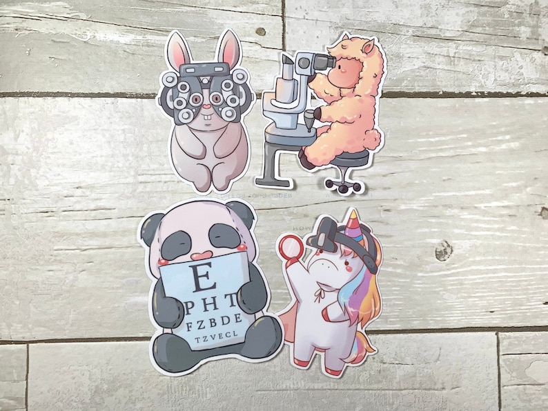 Optometry Eye Care Glasses Optometrist Cute Animals Ophthalmology Gift ...