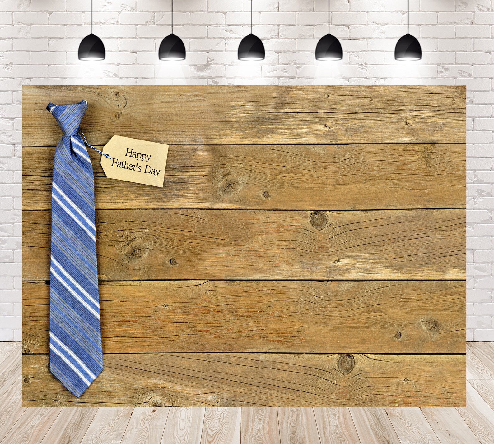 Happy Father‘s Day Tie Wooden Wall Photo Backdrops Booth Photography ...