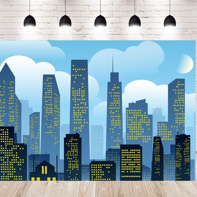 Skyline Backdrop - Etsy
