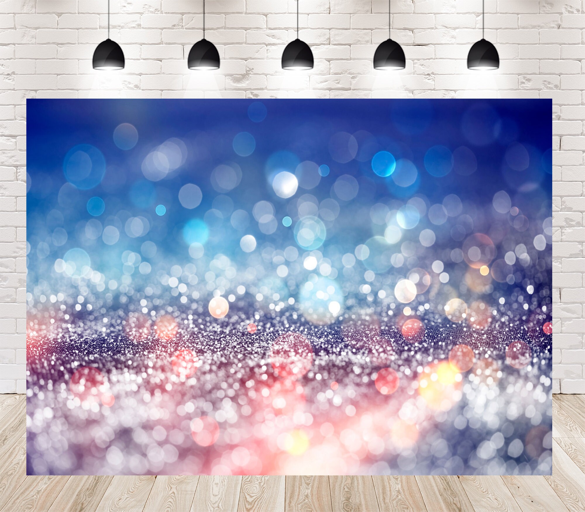 Digital Prints Art & Collectibles Bokeh Spots Sparkling Lights Newborn ...