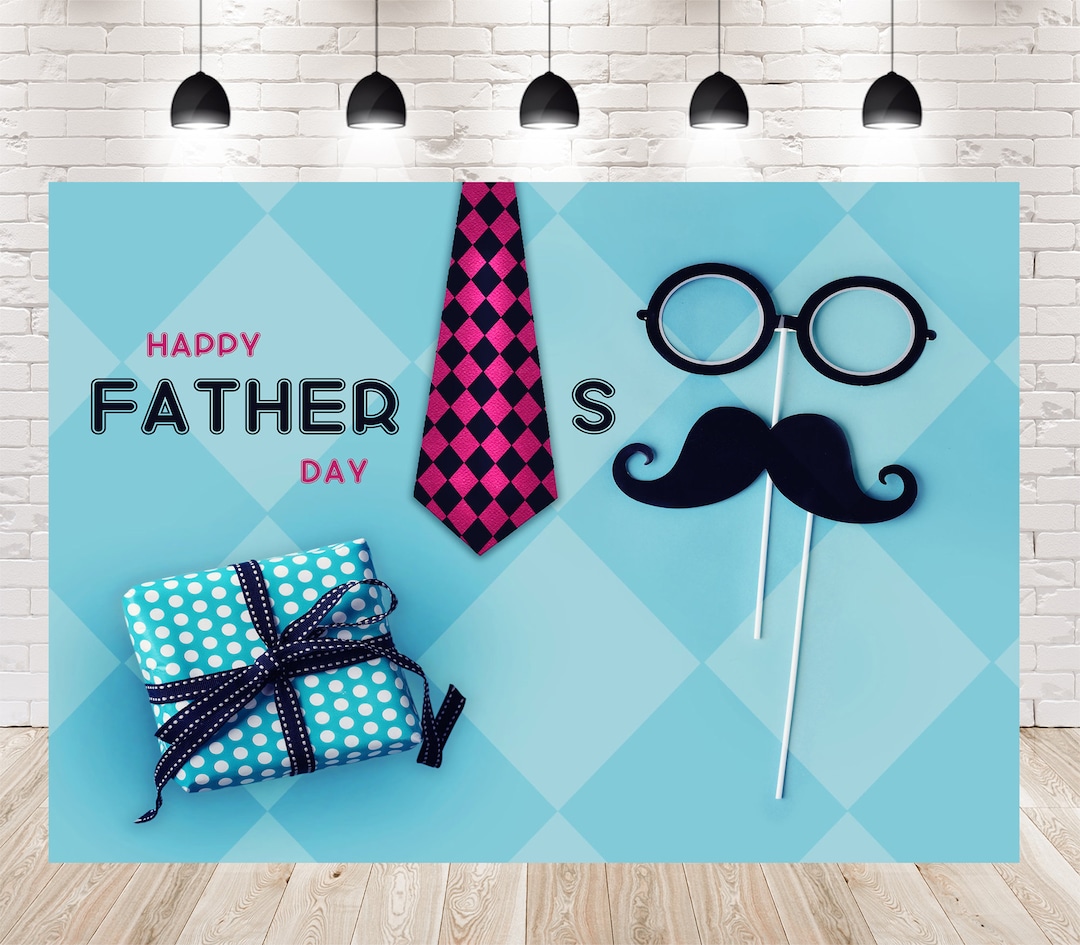 Happy Father‘s Day Birthday Banner Photo Backdrops Booth Photography ...