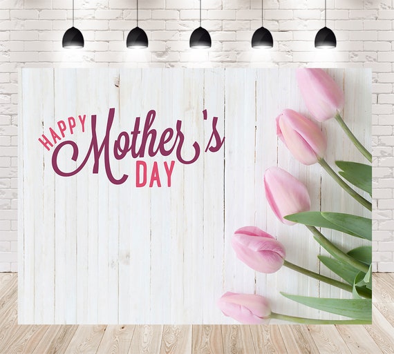 Tulip Flowers Wooden Wall Photo Backdrops Booth Photography - Etsy