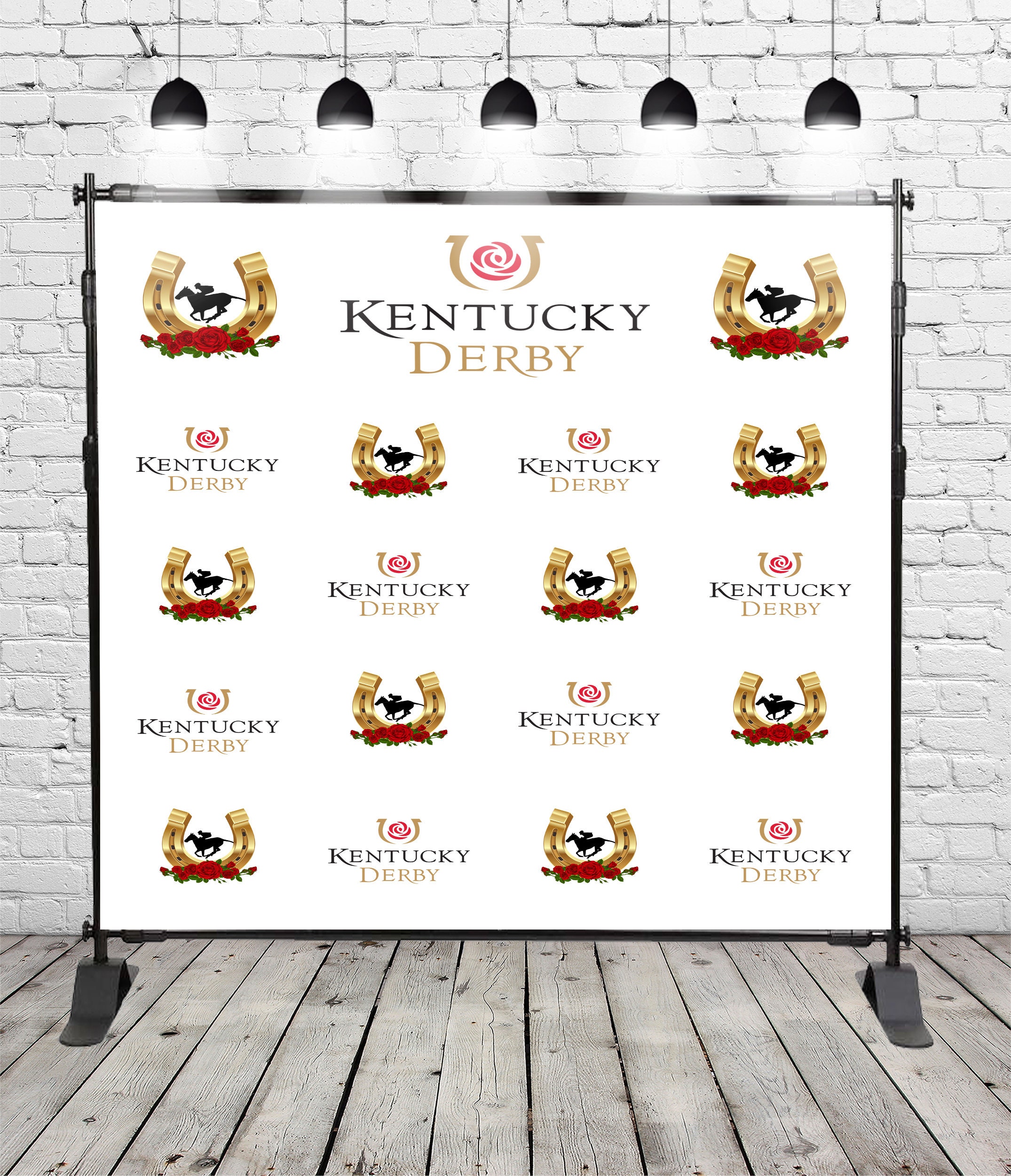 Horse Race Kentucky Derby Photo Backdrops Booth Ourdoor Sports ...