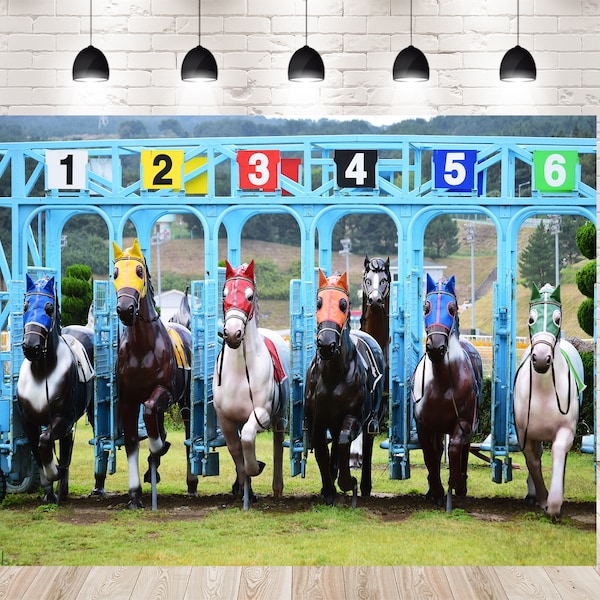 Horse Race Photo Booth - Etsy