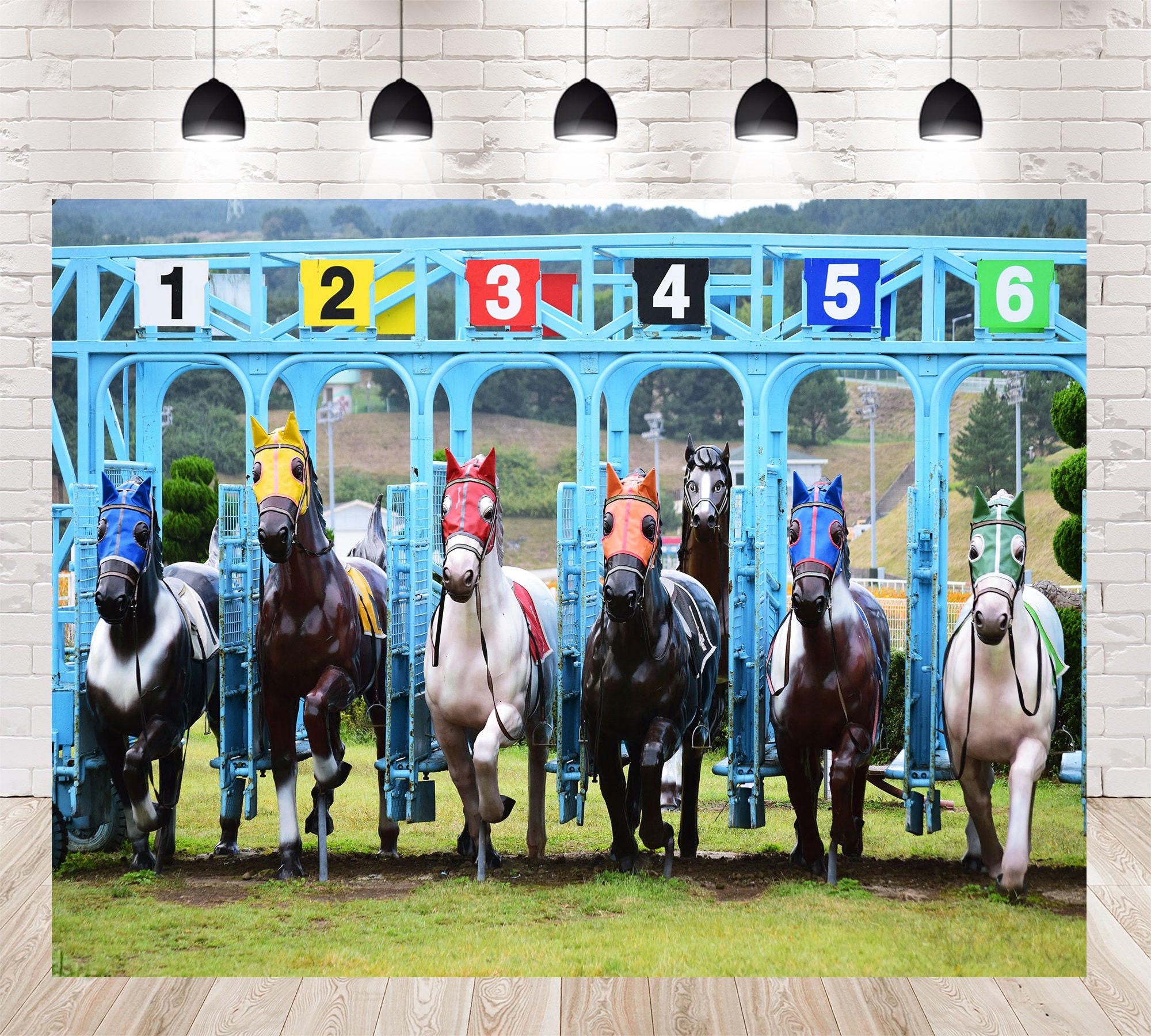 Horse Race Kentucky Derby Photo Backdrops Booth Ourdoor Sports ...