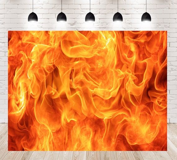 Fire Frame Hot Fire Newborn Baby Photo Backdrops Booth Wedding | Etsy
