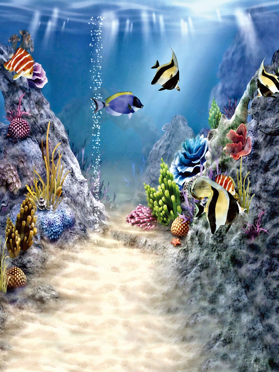 Underwater World Photo Backdrops Booth Colored Fish Newborn Baby ...