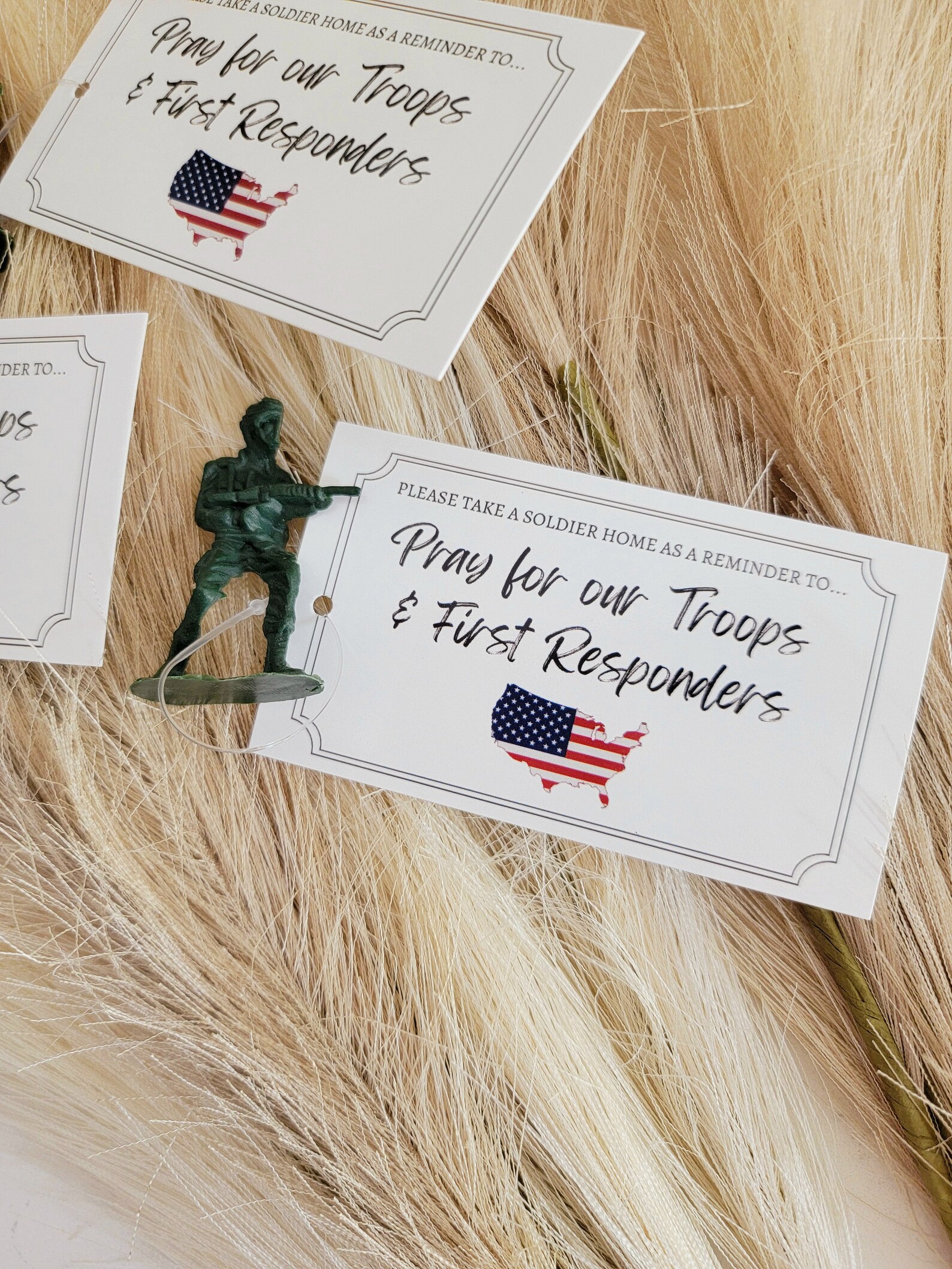 Military First Responder Wedding or Event Favor! Army Man With Tag ...