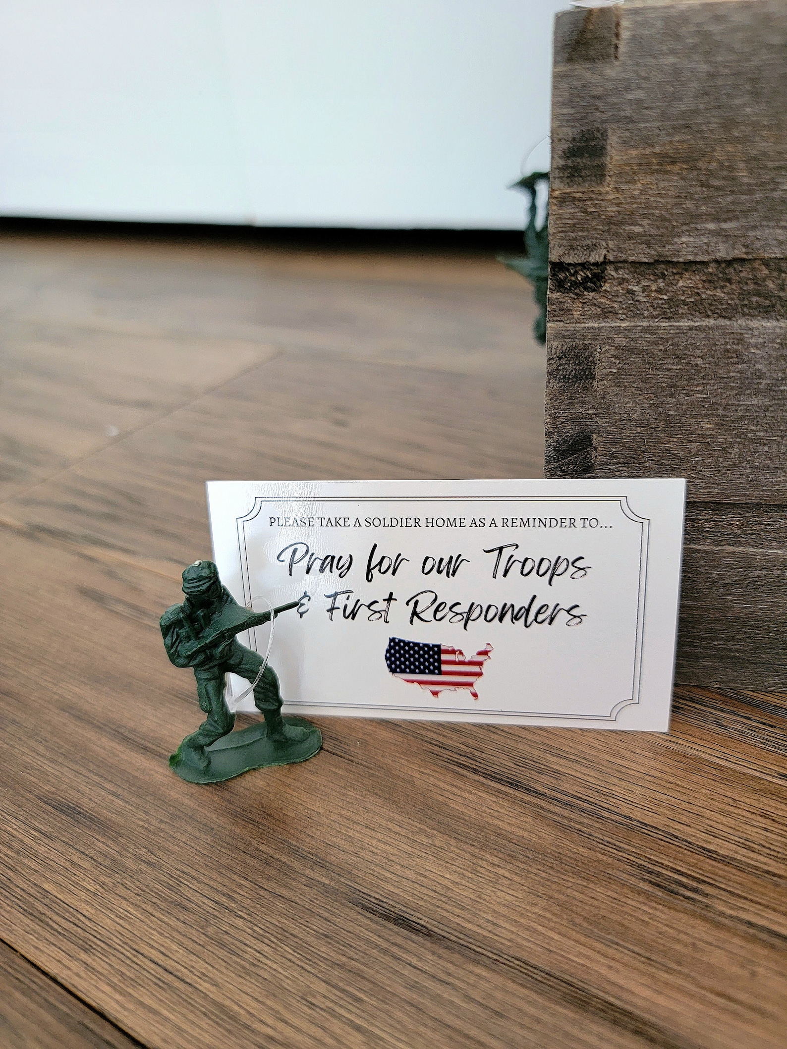 Military First Responder Wedding or Event Favor! Army Man With Tag ...