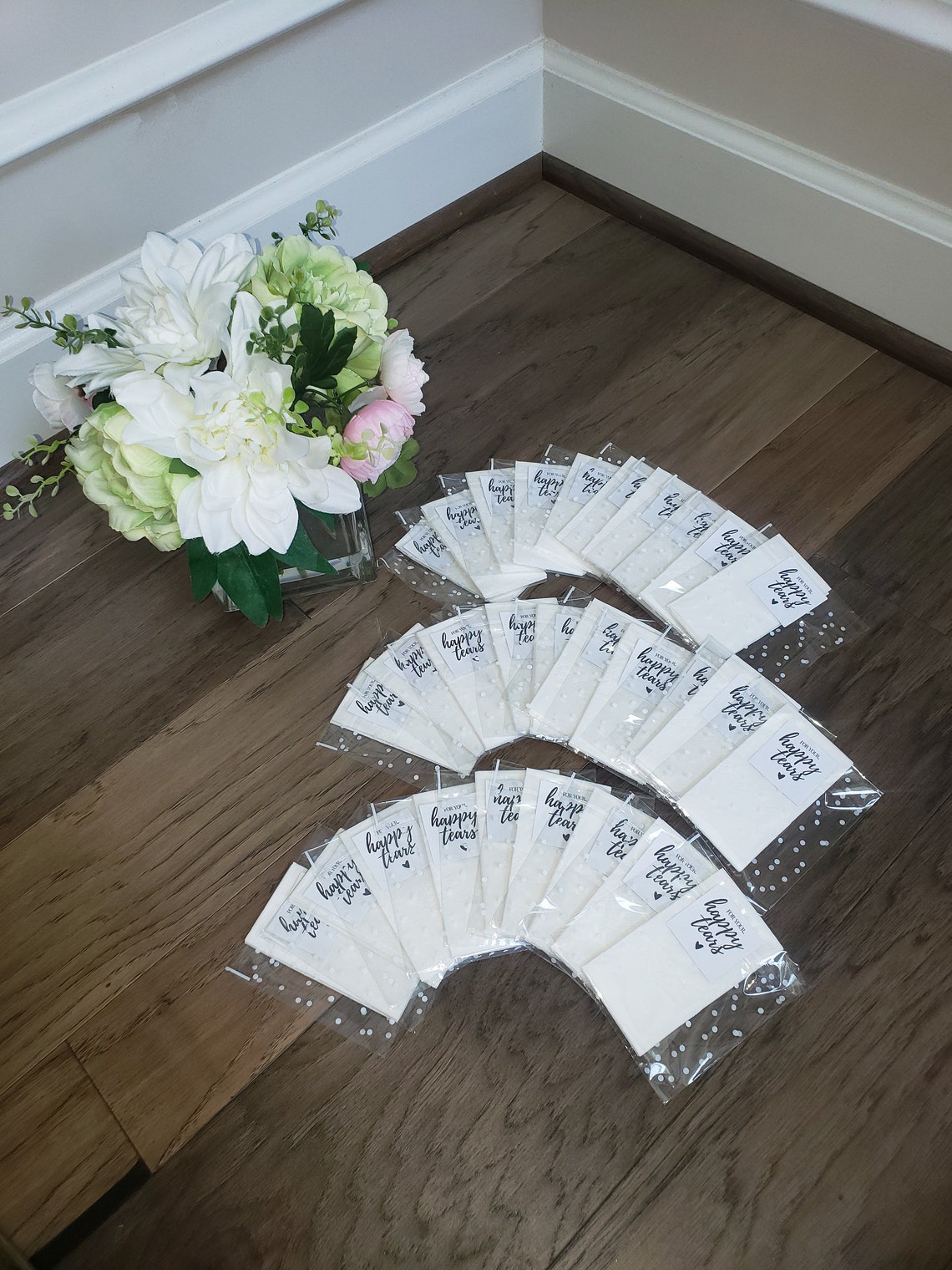 Preassembled Happy Tears Tissue Packs Wedding Favor - Etsy