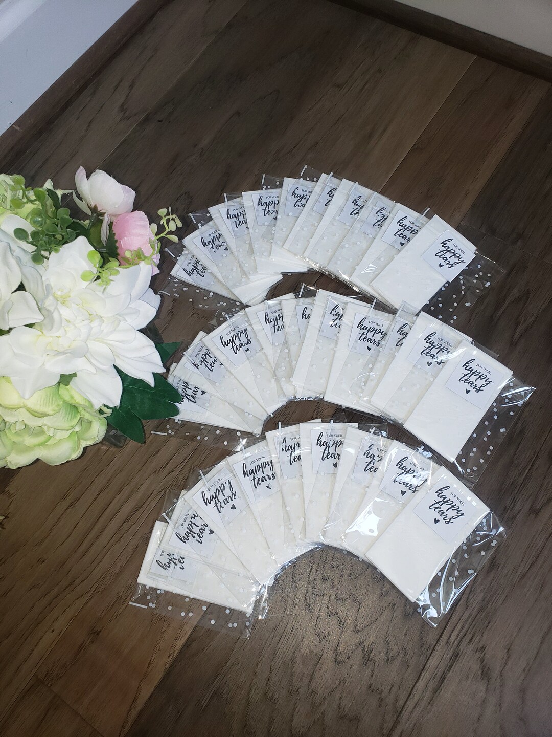 Preassembled Happy Tears Tissue Packs Wedding Favor, Decoration - Etsy