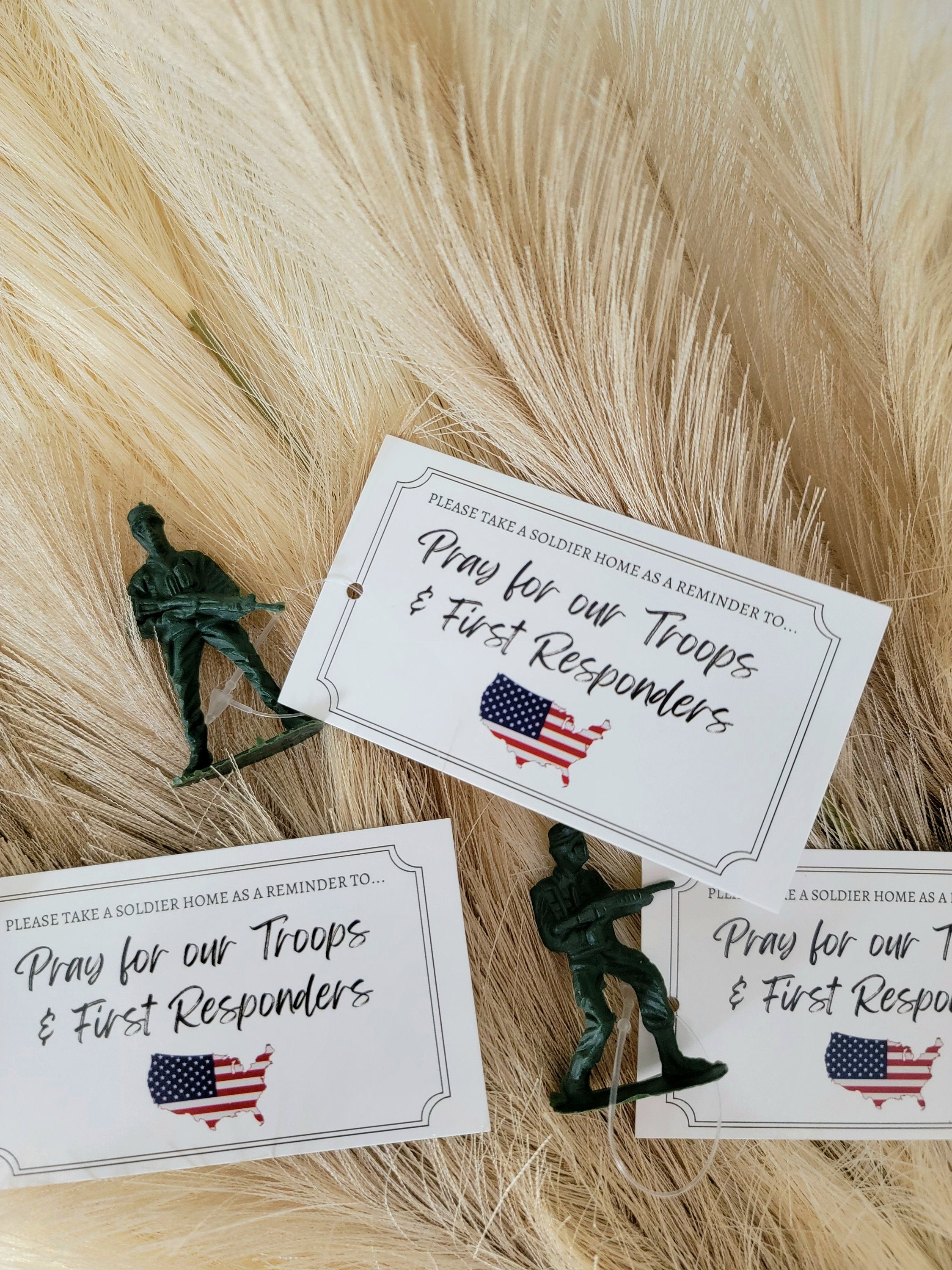 Military First Responder Wedding or Event Favor! Army Man With Tag ...