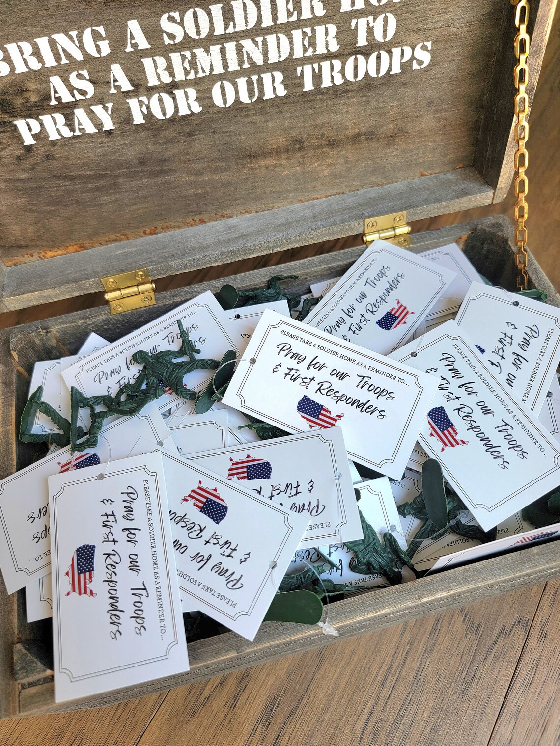 Military First Responder Wedding or Event Favor! Army Man With Tag ...