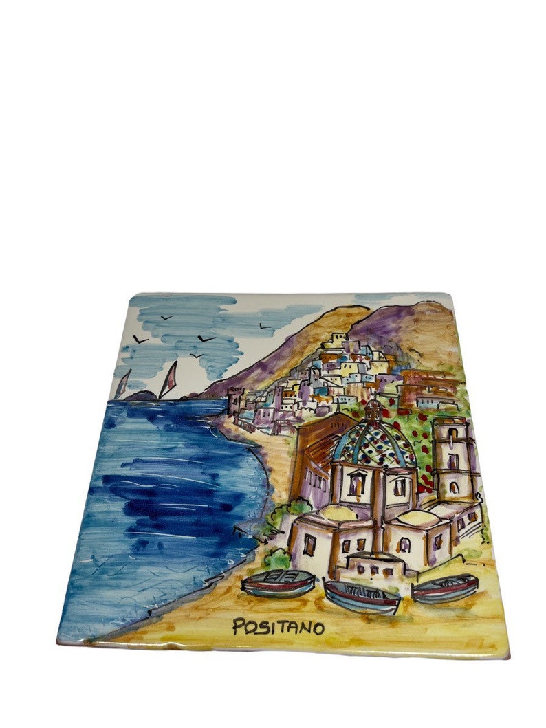 Positano Landscape Tile Italian Wall Tiles Hand Painted - Etsy