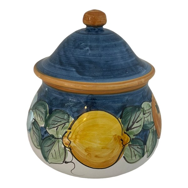 Lemon Kitchen Canisters - Etsy