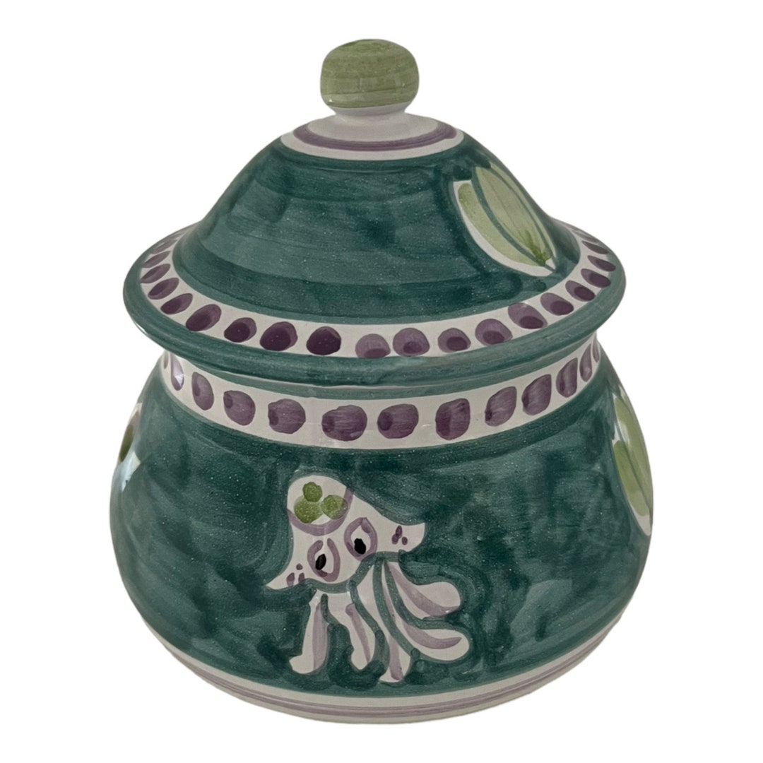 Italian Ceramic Garlic Keeper Made in Italy Garlic Onion Storage Medusa ...