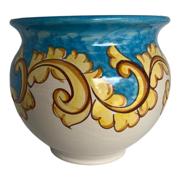 Vietri Ceramic Planter - Etsy