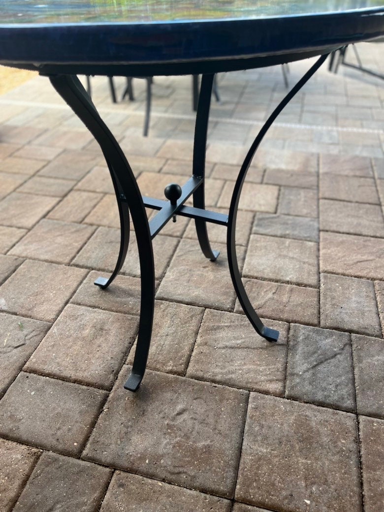 Positano Landscape Lava Stone Table Hand Painted Table All - Etsy