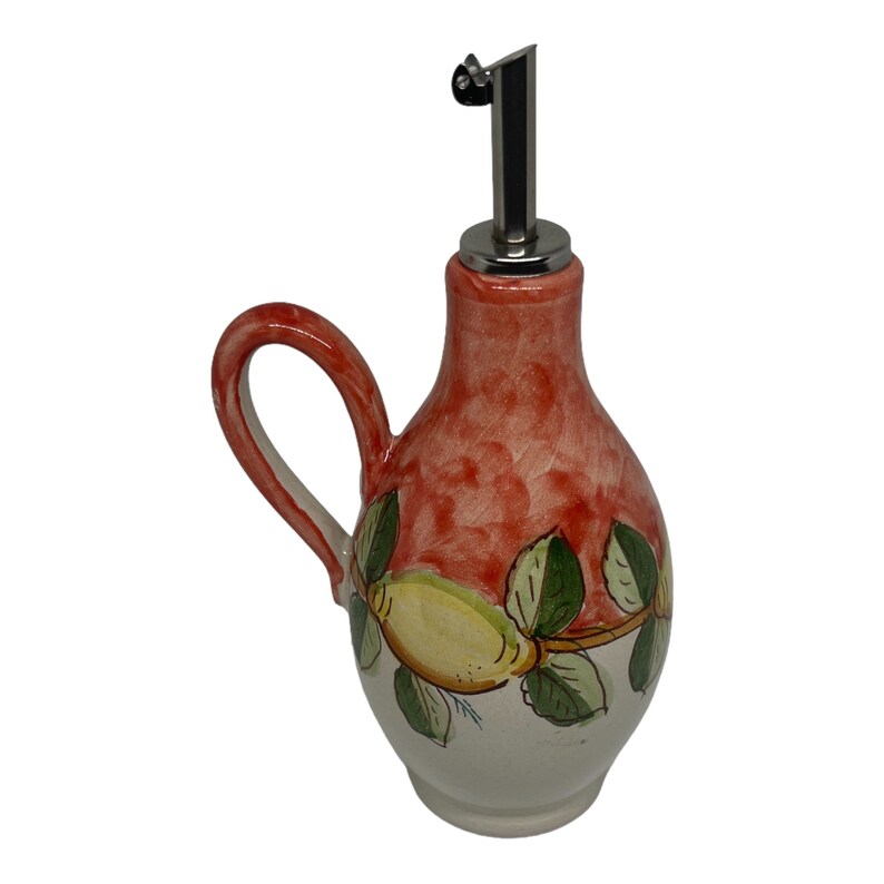 Ceramic Olive Oil Bottle Italian Pottery Oil Decanter - Etsy