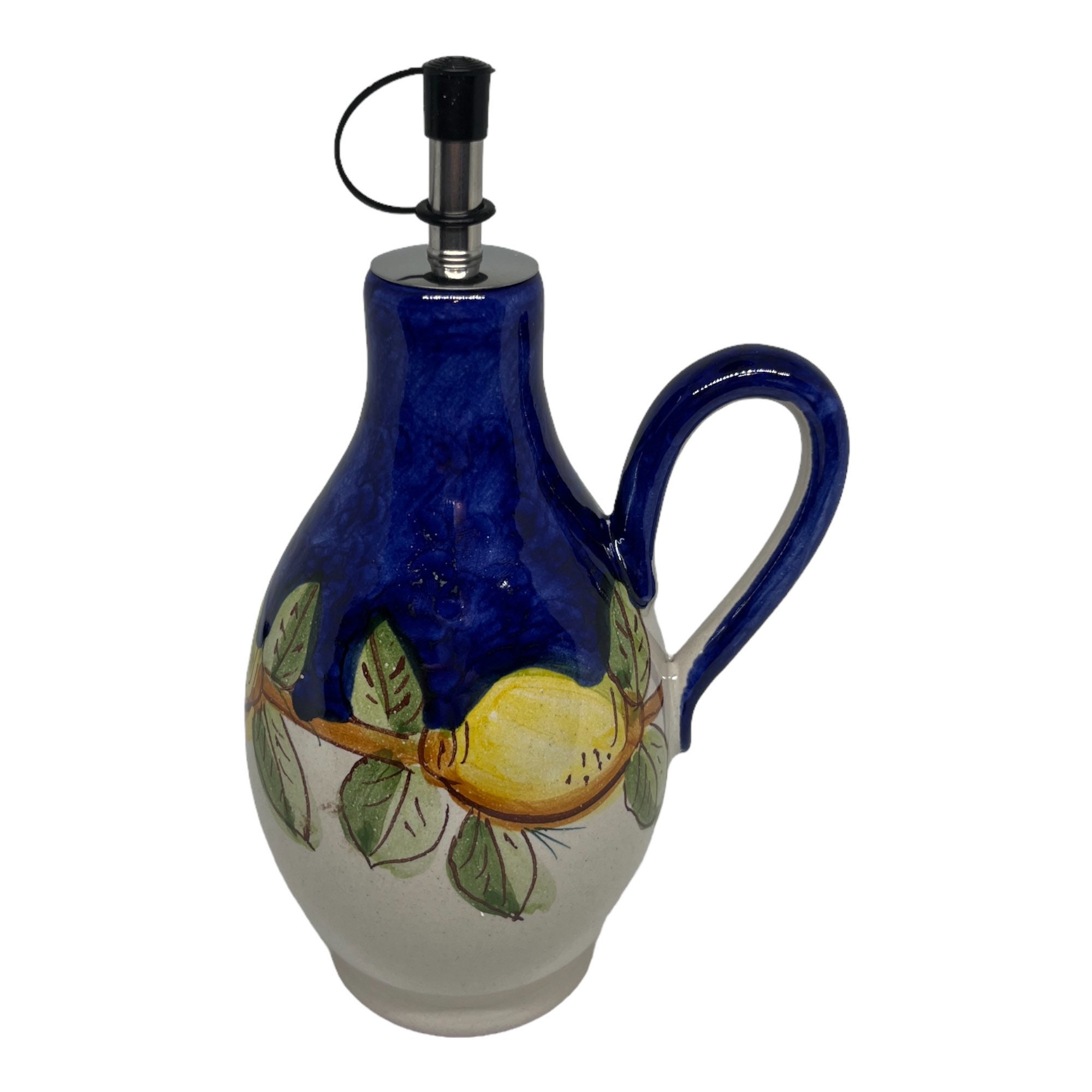Ceramic Olive Oil Bottle Italian Pottery Oil Decanter - Etsy