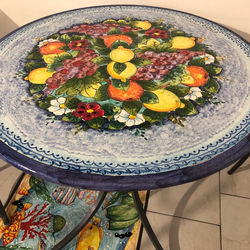 Italian Lava Stone Table - Etsy