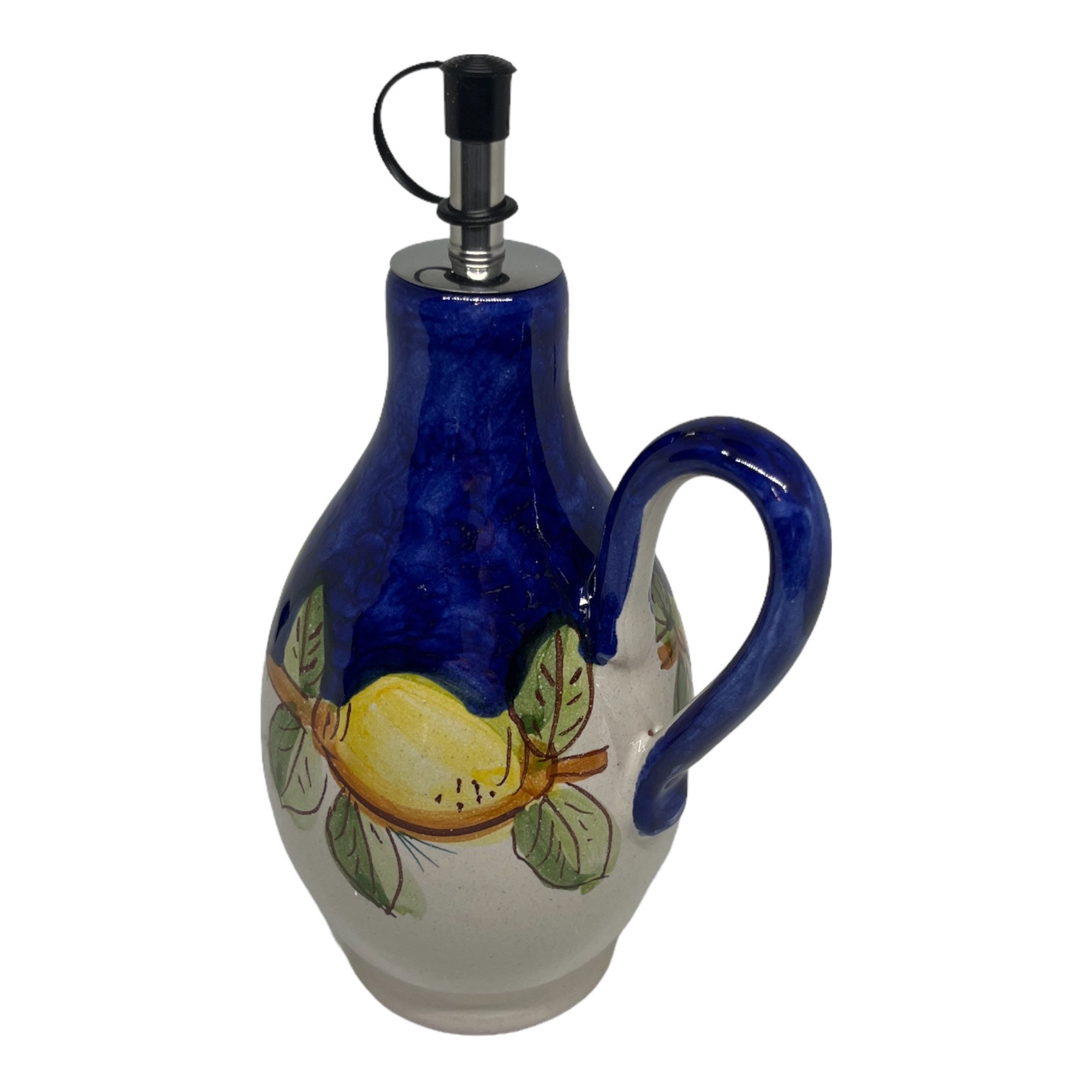 Ceramic Olive Oil Bottle Italian Pottery Oil Decanter - Etsy